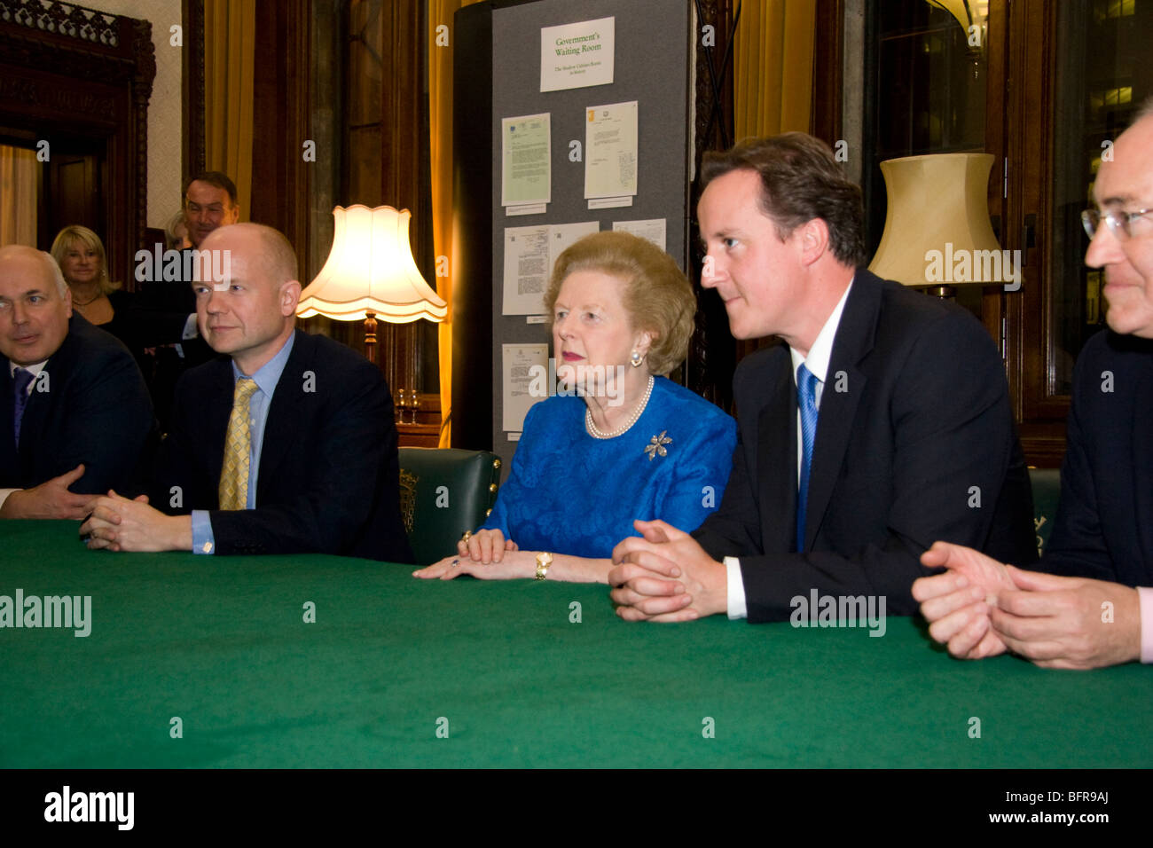 Lady Thatcher visiting Parliament in October 2007 Stock Photo - Alamy