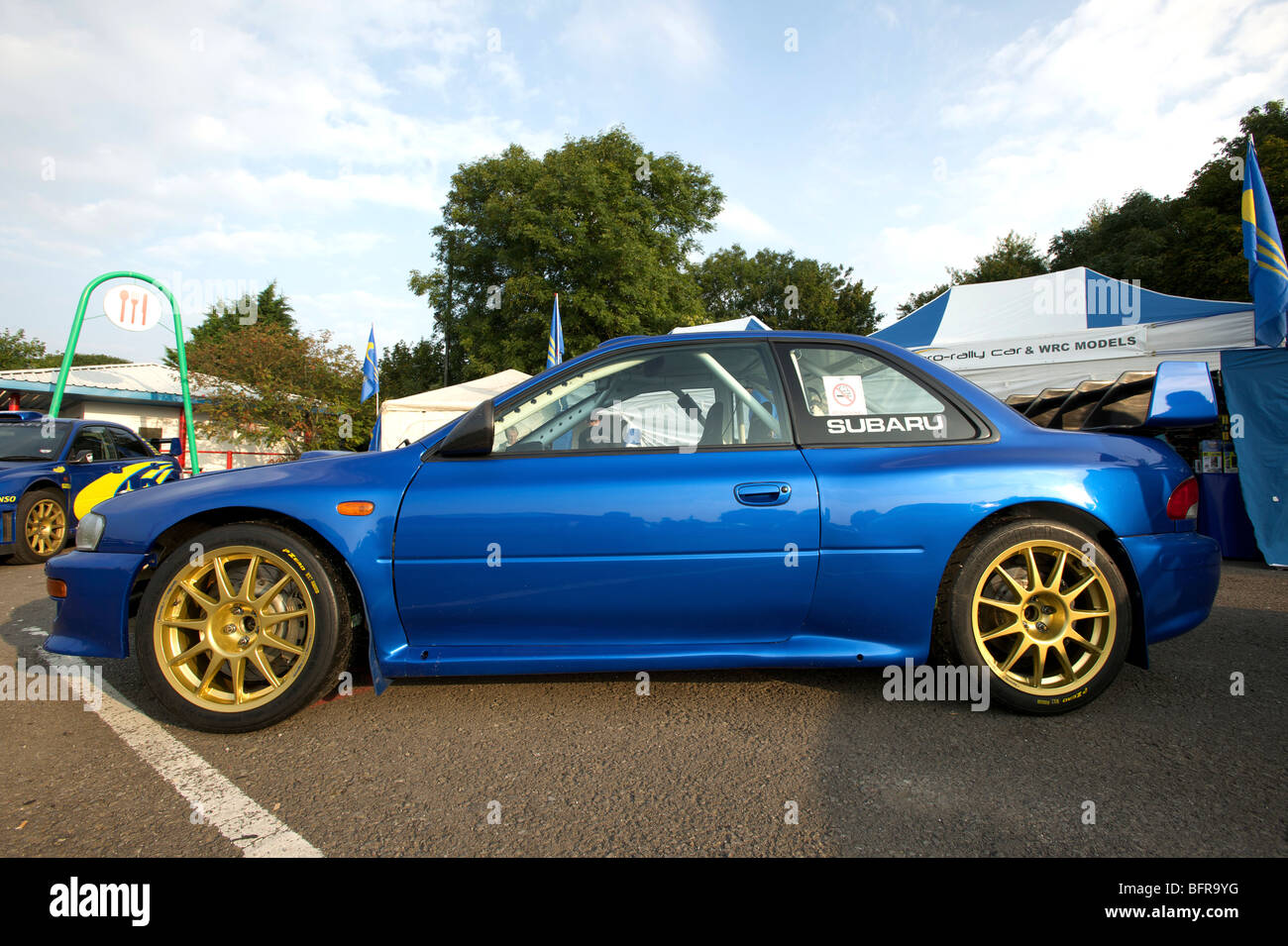 Subaru Rally Car Stock Photo - Alamy
