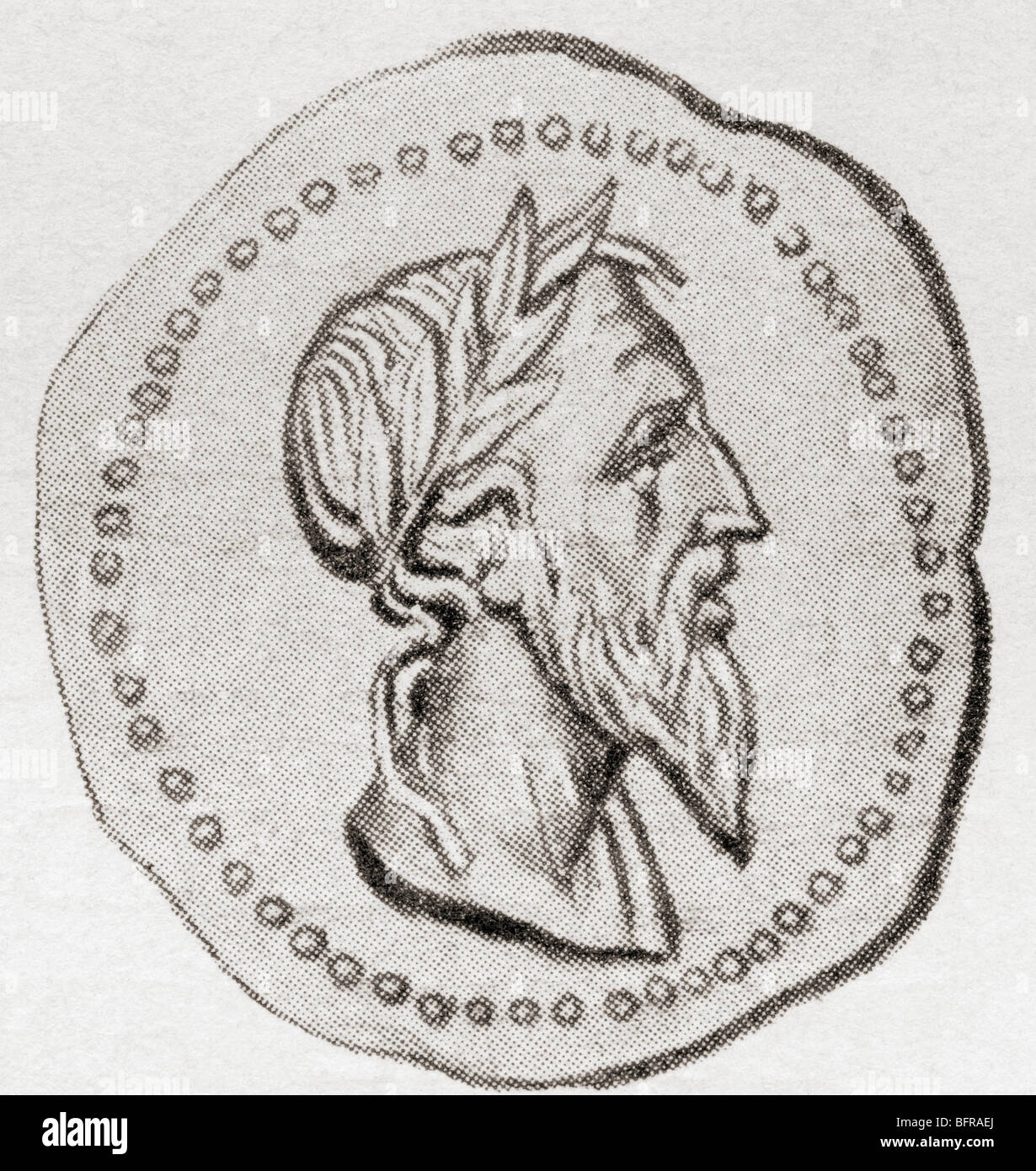 Romulus, c. 771 BC to c. 717 BC. Founder of Rome Stock Photo - Alamy