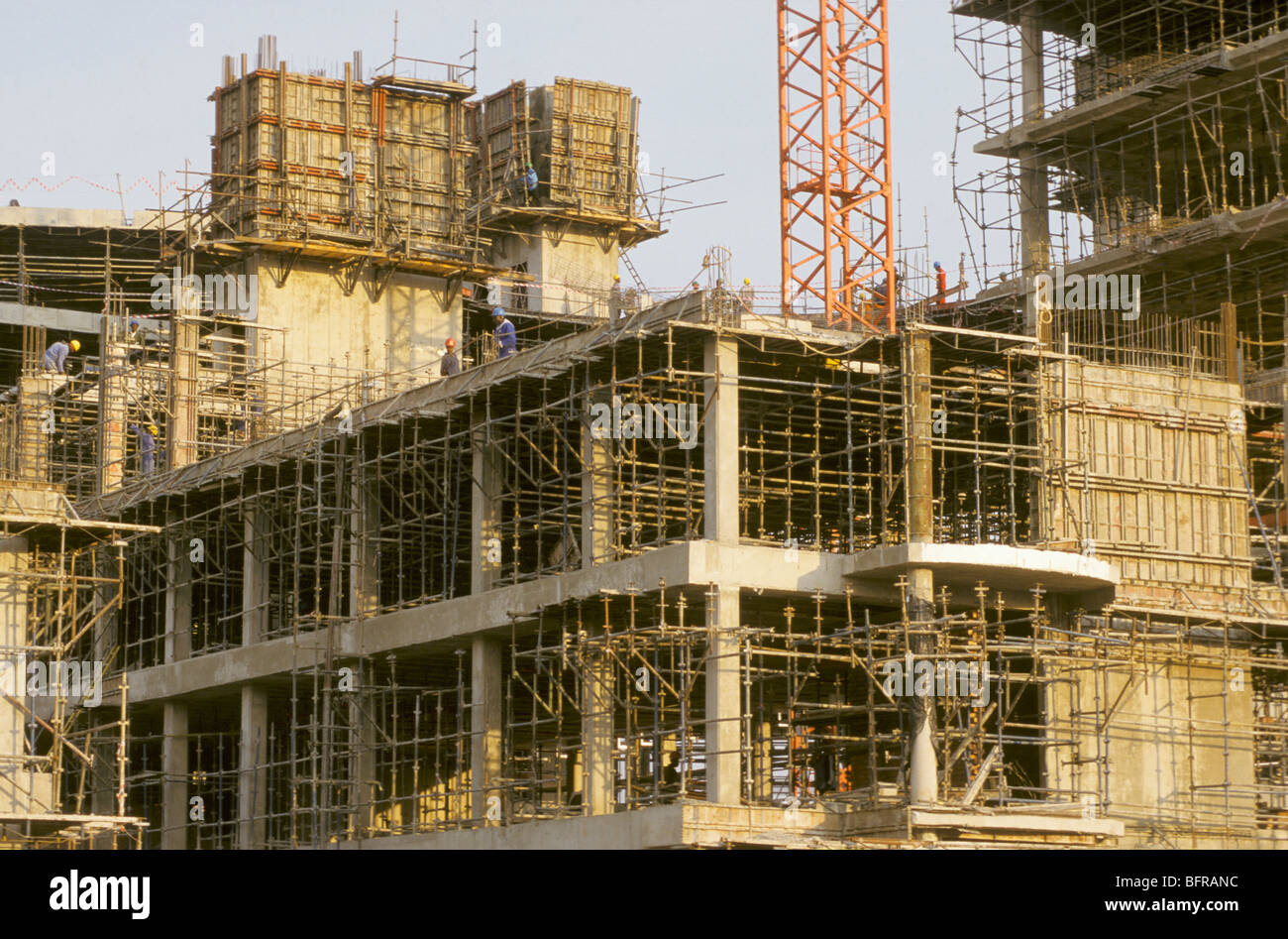 A Gaborone construction site evidence of the boom times the capital ...