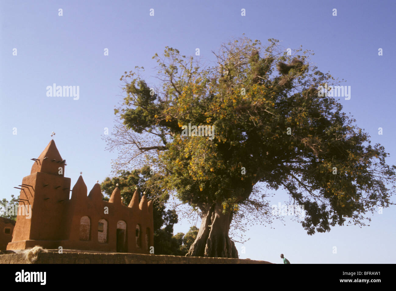 A small mosque in Ségoukoro which is the old part of Ségou Stock Photo ...
