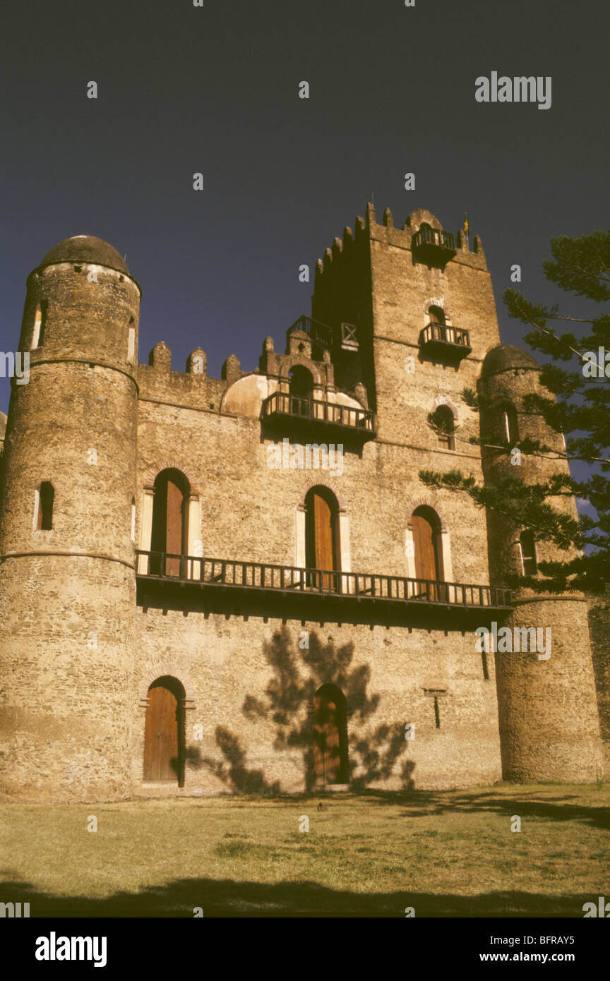 Fasilidas's Castle in the Fasil Ghebbi or Royal Enclosure Stock Photo ...
