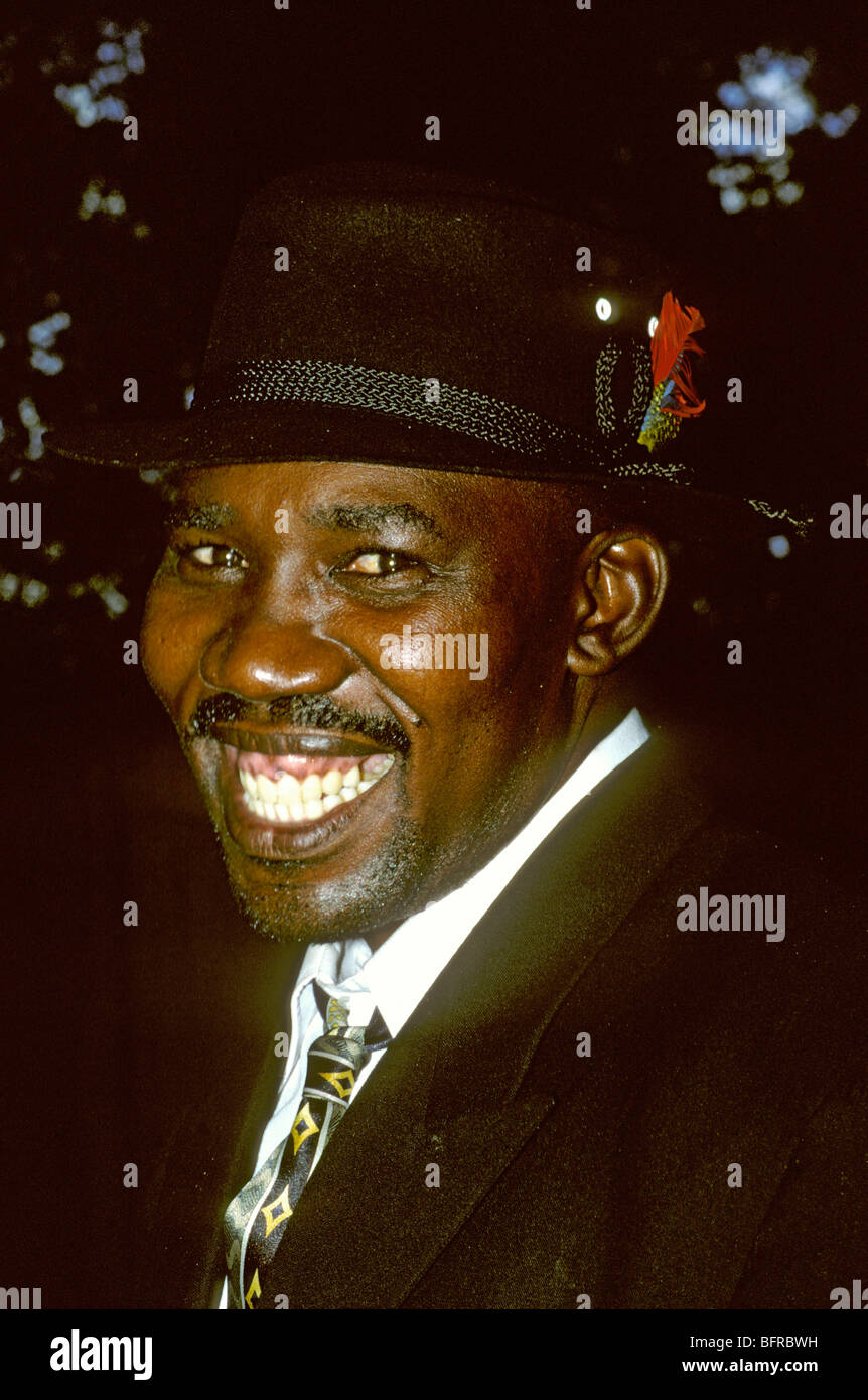 Bayei man on his wedding day Stock Photo - Alamy