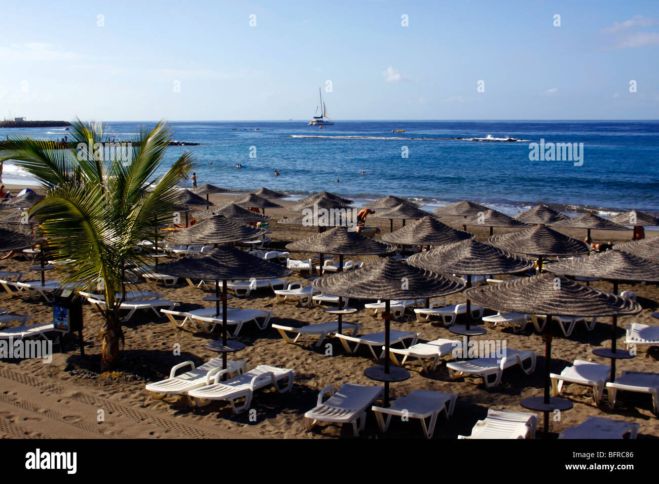 PLAYA de FANABE. COSTA ADEJE TENERIFE. CANARY ISLANDS Stock Photo - Alamy