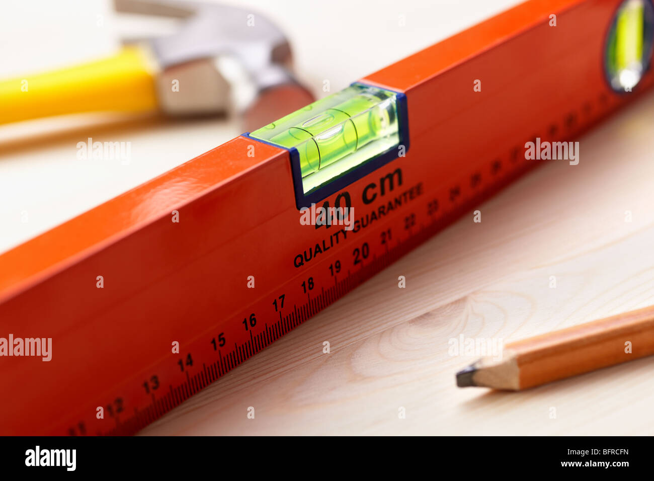 construction tools, selective focus on center of image (part with ...