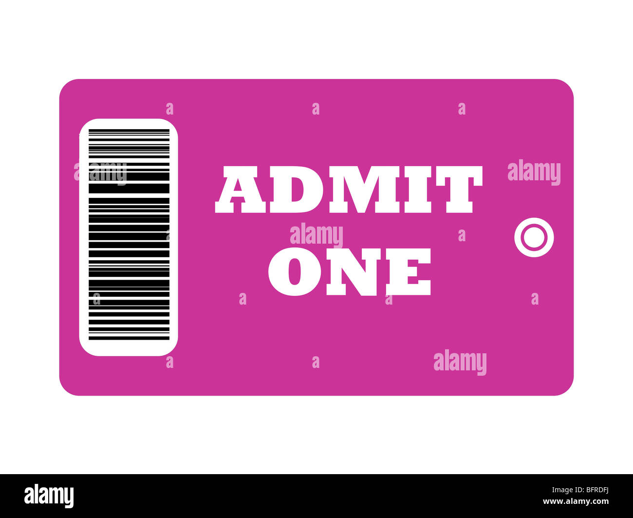 Admit One Ticket High Resolution Stock Photography and Images - Alamy