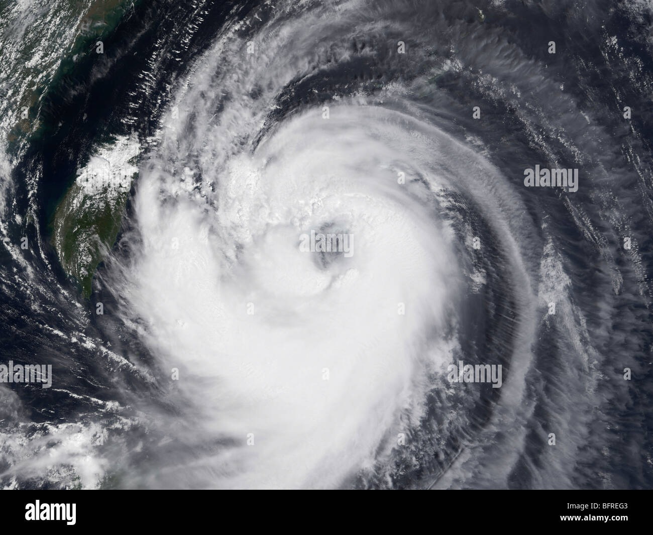 August 23, 2004, Typhoon Chaba in the western Pacific Ocean Stock Photo ...