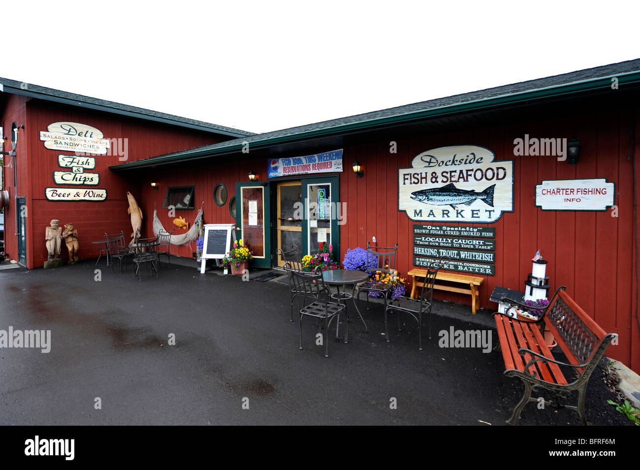 Fish Market and gift Shop in Grand Marais Minnesota along Lake Superior ...