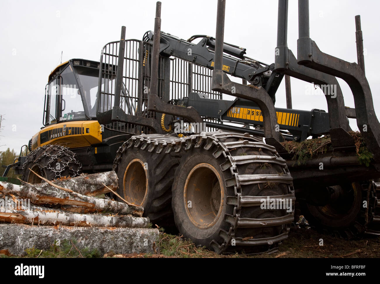One Modern Forestry Machine Stock Photos & One Modern Forestry Machine ...