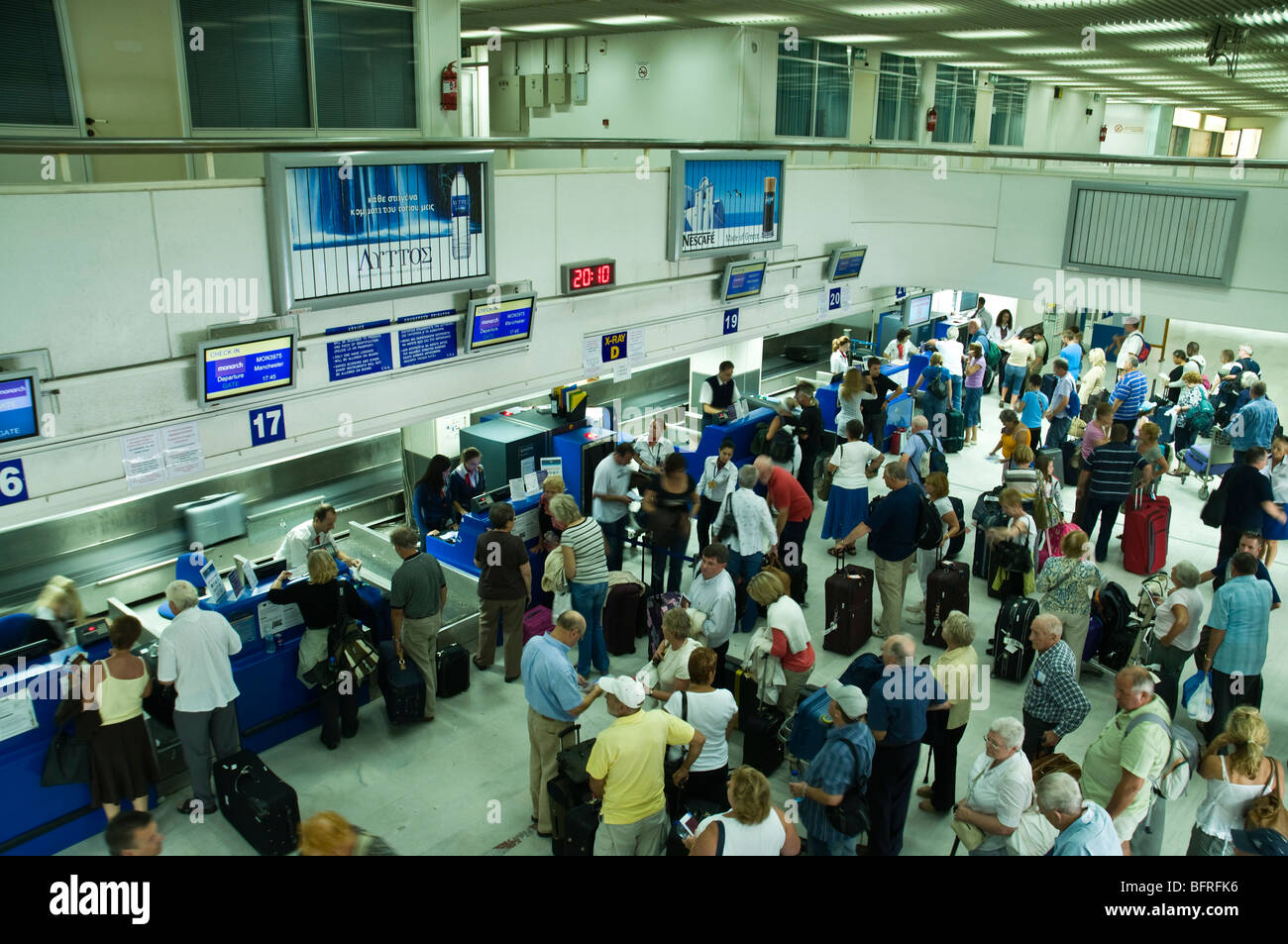 dh Heraklion IRAKLIO GREECE CRETE Iraklio airport terminal check in ...
