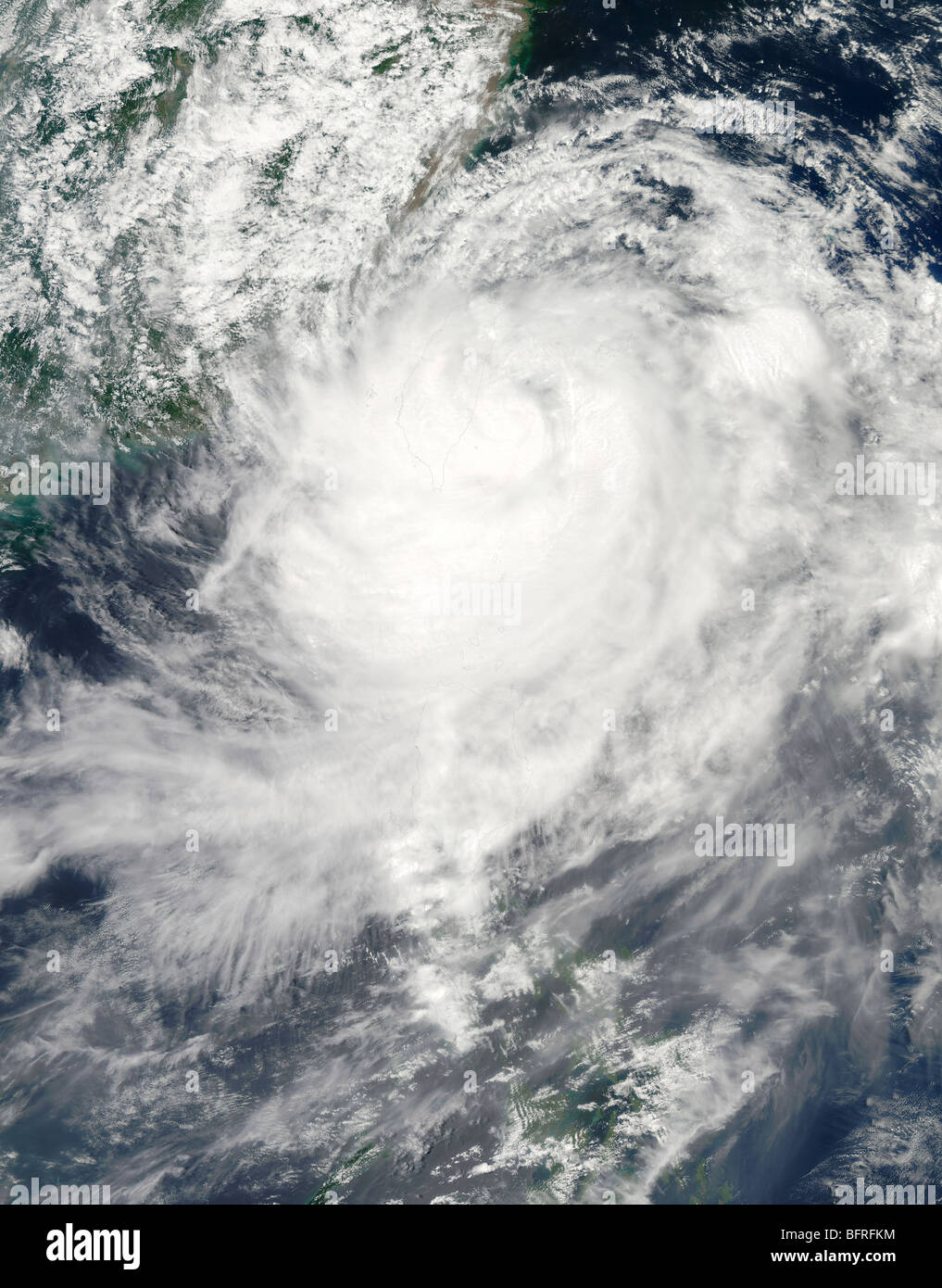August 7, 2009 - Typhoon Morakot over Taiwan Stock Photo - Alamy