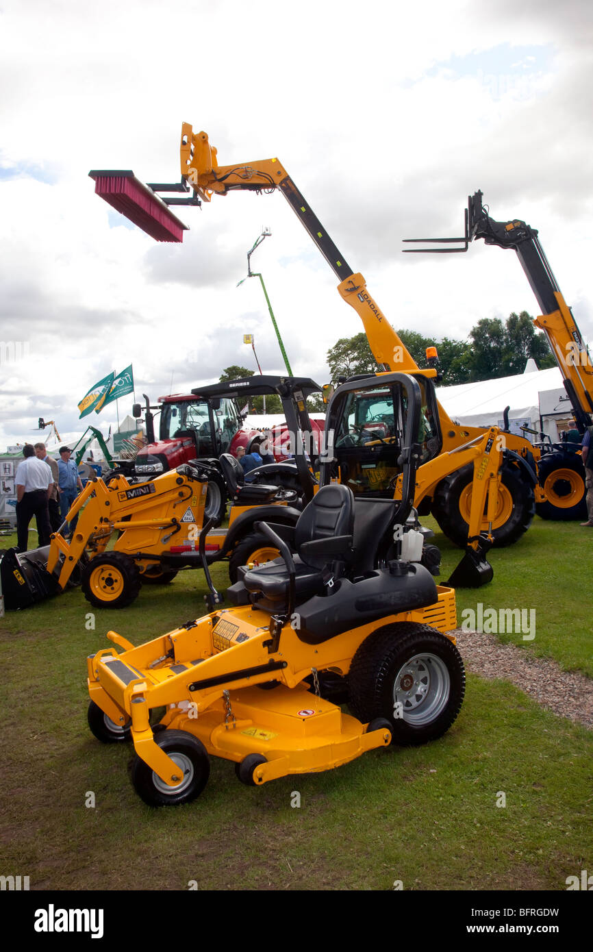 JCB Loadall Farm Machinery Exhibited at Turrif Show, Scotland, UK Stock ...
