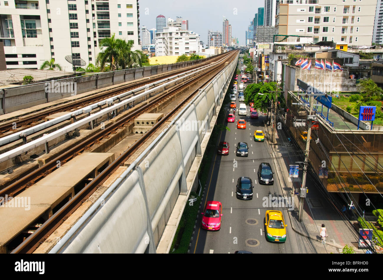 BTS subway lines, Bangkok, Thailand Stock Photo - Alamy