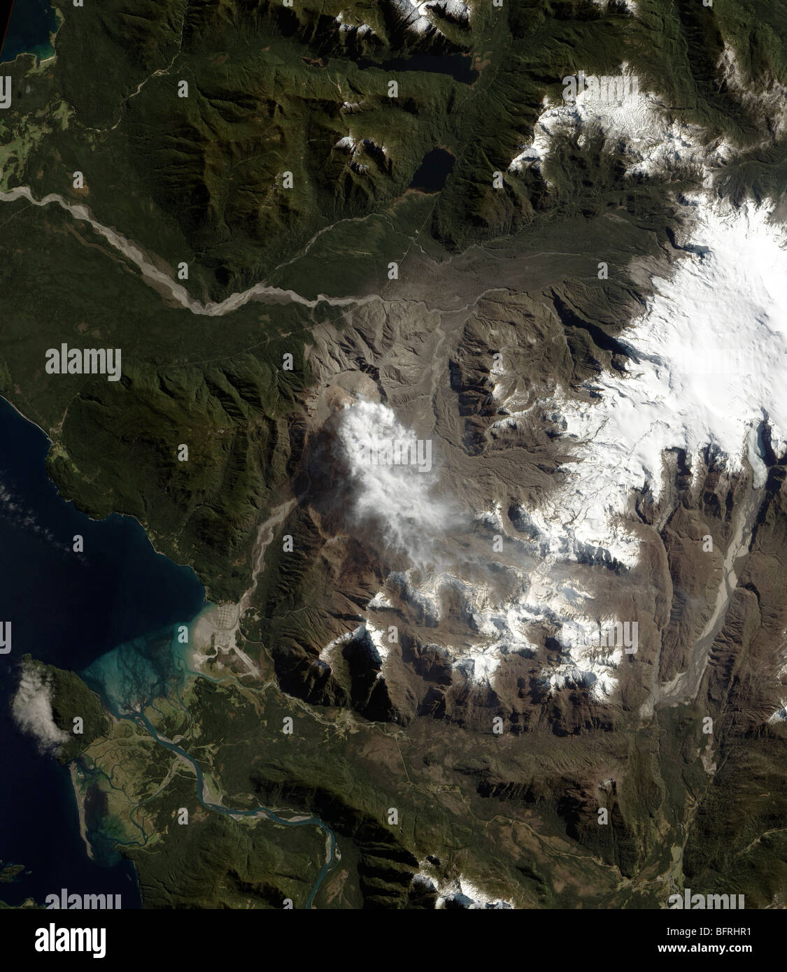 The Chaitén Volcano Stock Photo - Alamy