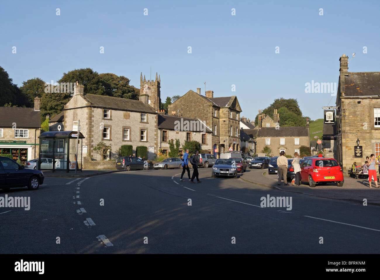 Village square in Hartington Derbyshire England, Peak district National ...