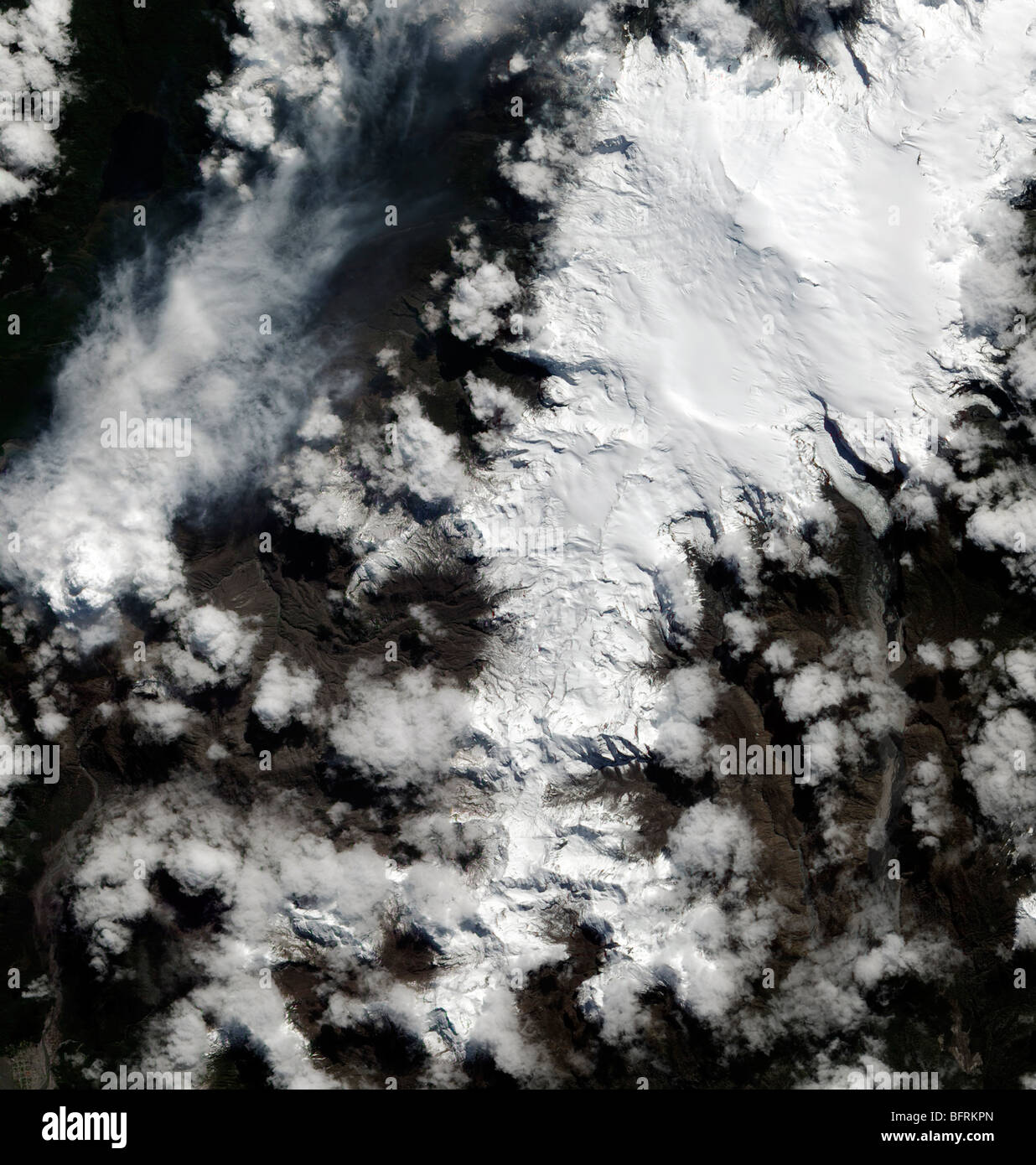 The Chaiten Volcano in Chile Stock Photo - Alamy