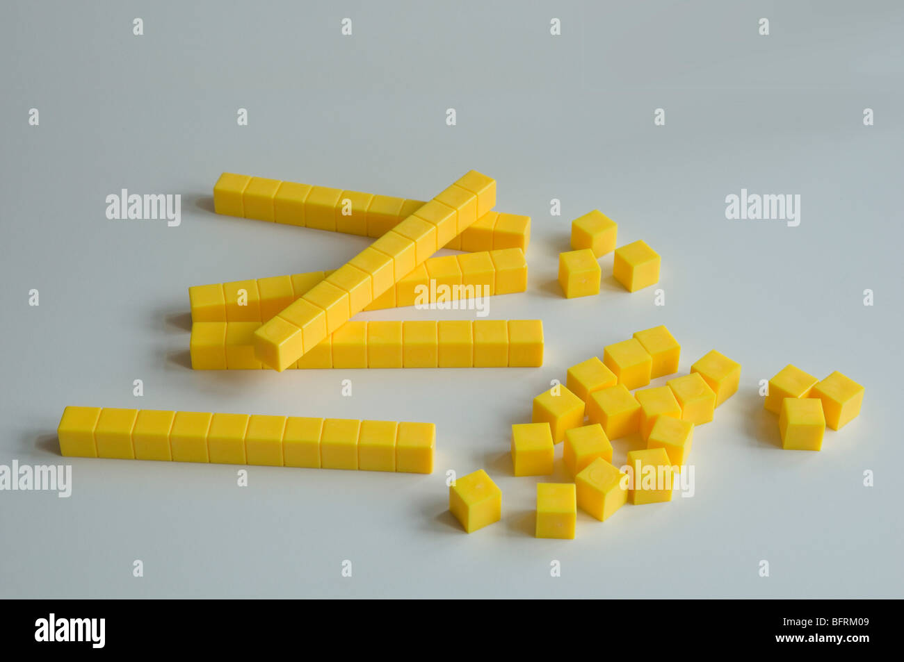 Counting Bricks ( Rods for tens, single bricks for units). Equipment ...