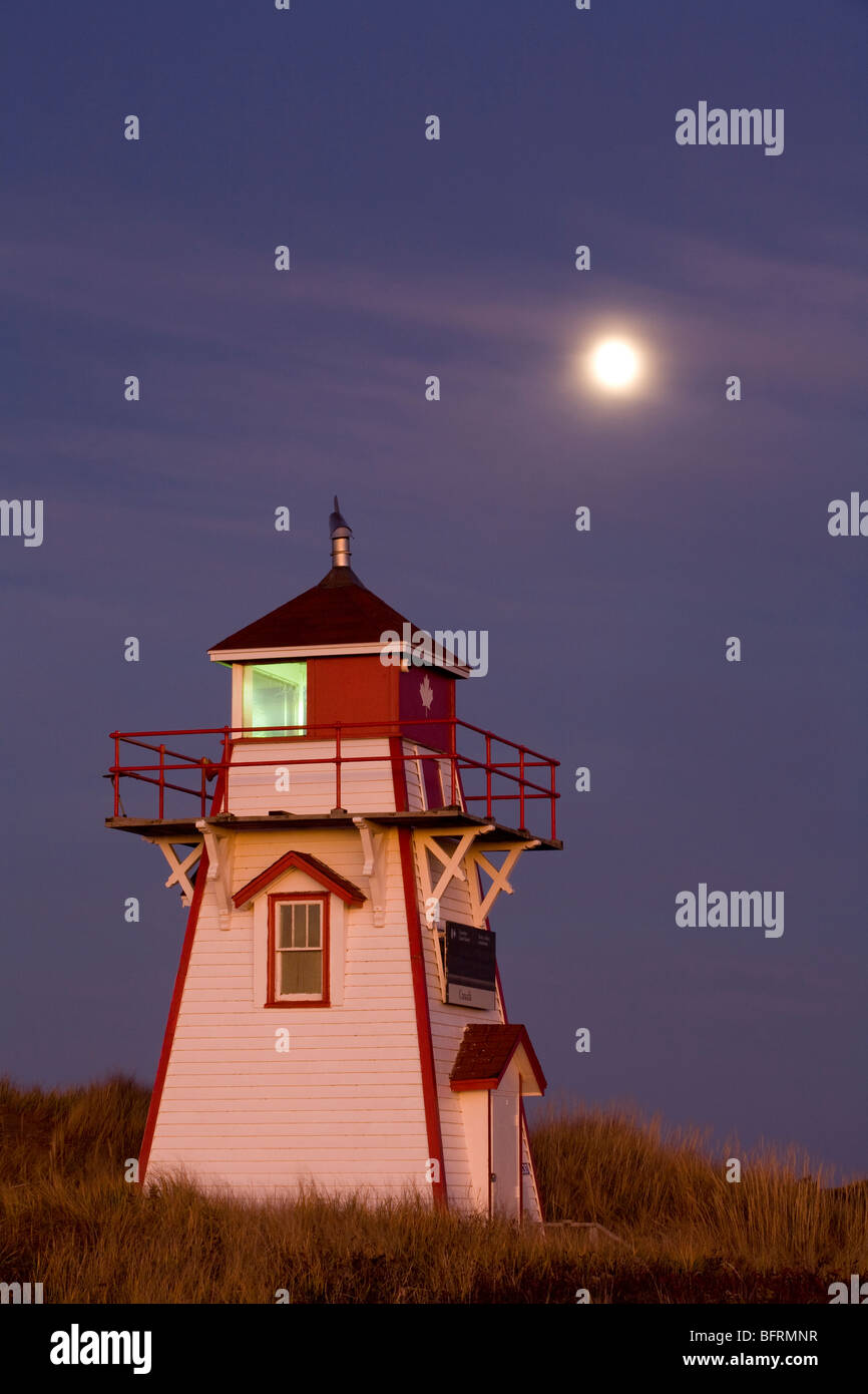 Covehead lighthouse, Prince Edward Island National Park, Canada Stock ...