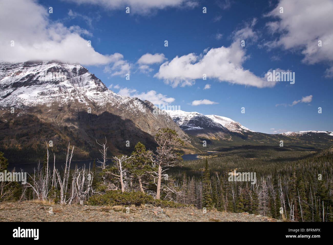 Two Medicine Valley from Aster Park Overlook. Glacier National Park ...