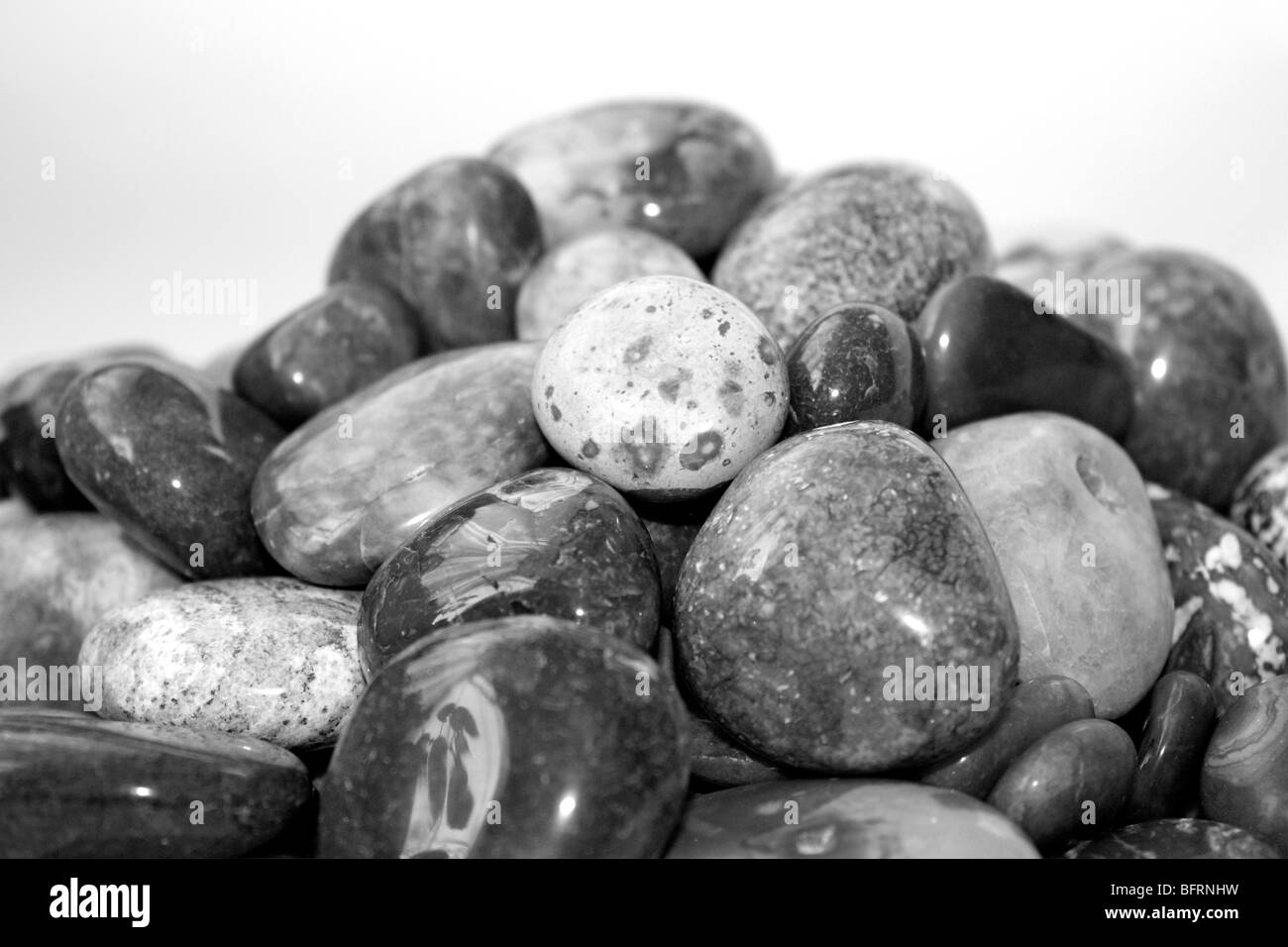Pretty pebbles Black and White Stock Photos & Images - Alamy