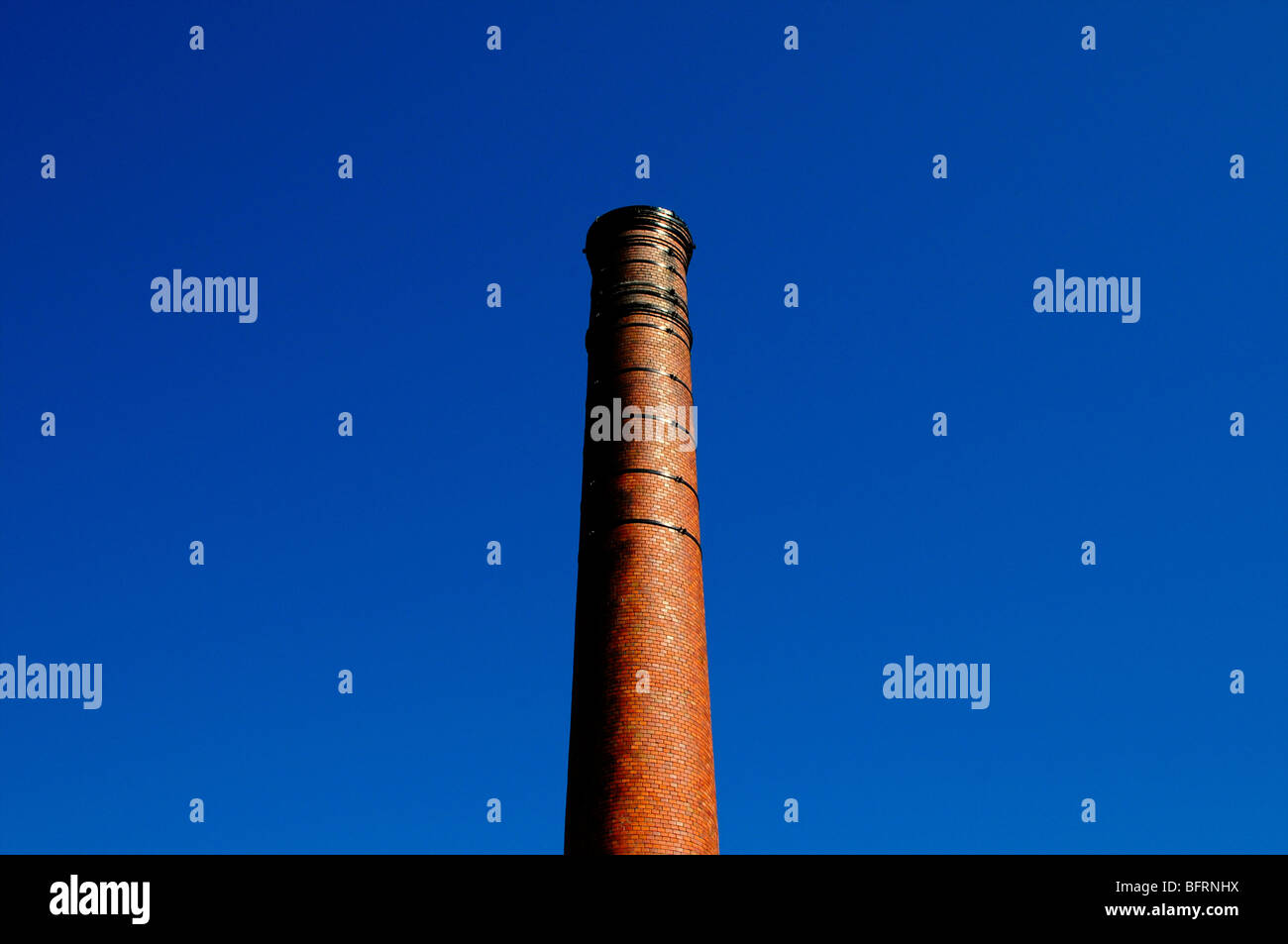 Factory chimney stack, Somerset, UK Stock Photo - Alamy