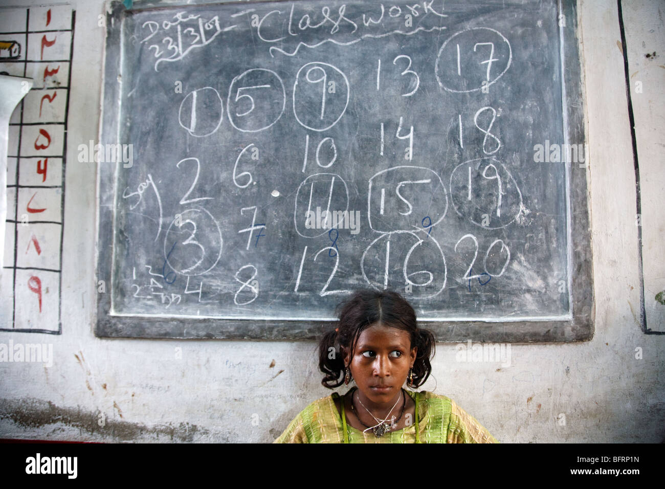 School blackboard classroom india hi-res stock photography and images ...