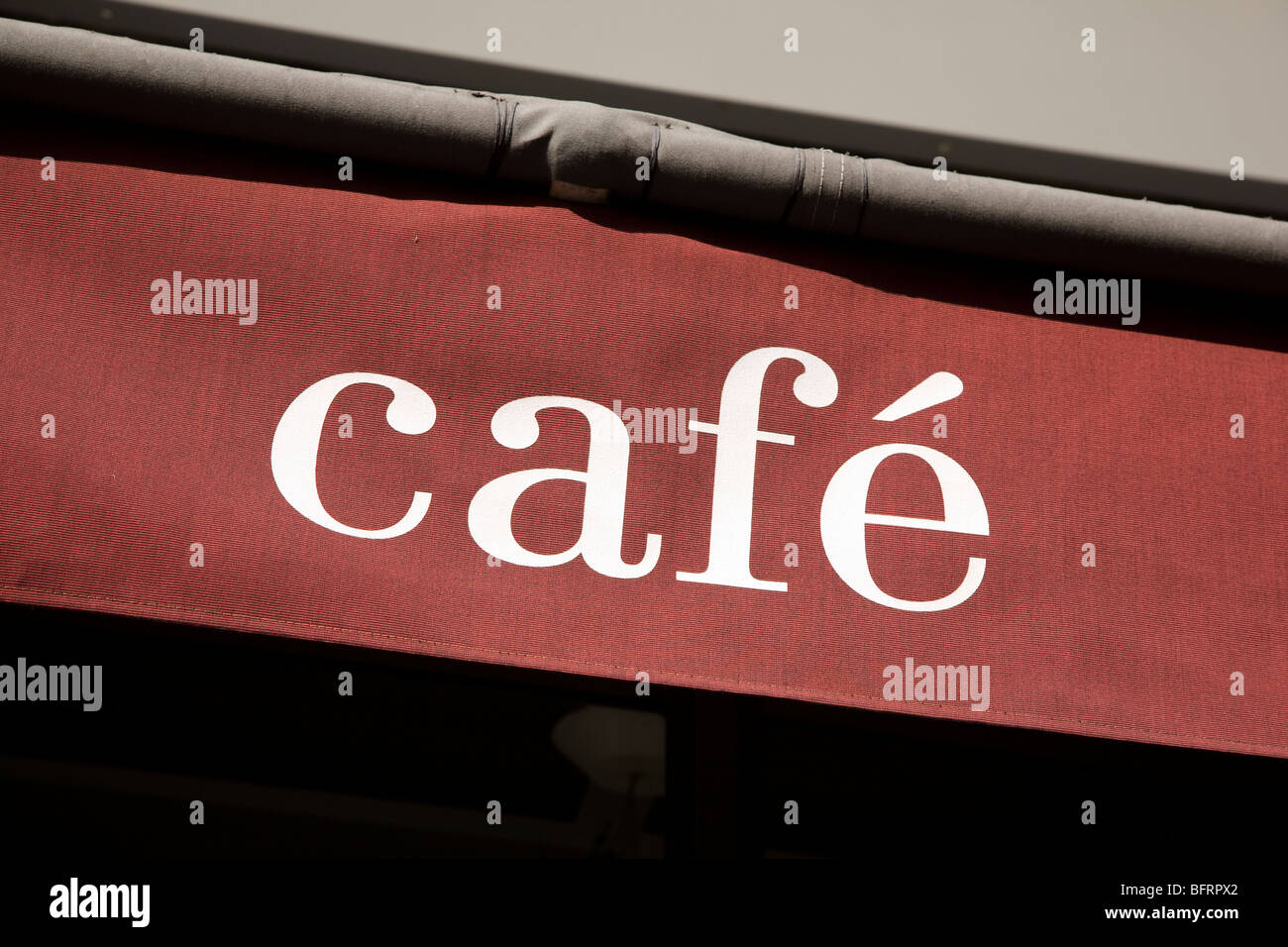 Cafe Sign, Paris, France Stock Photo - Alamy
