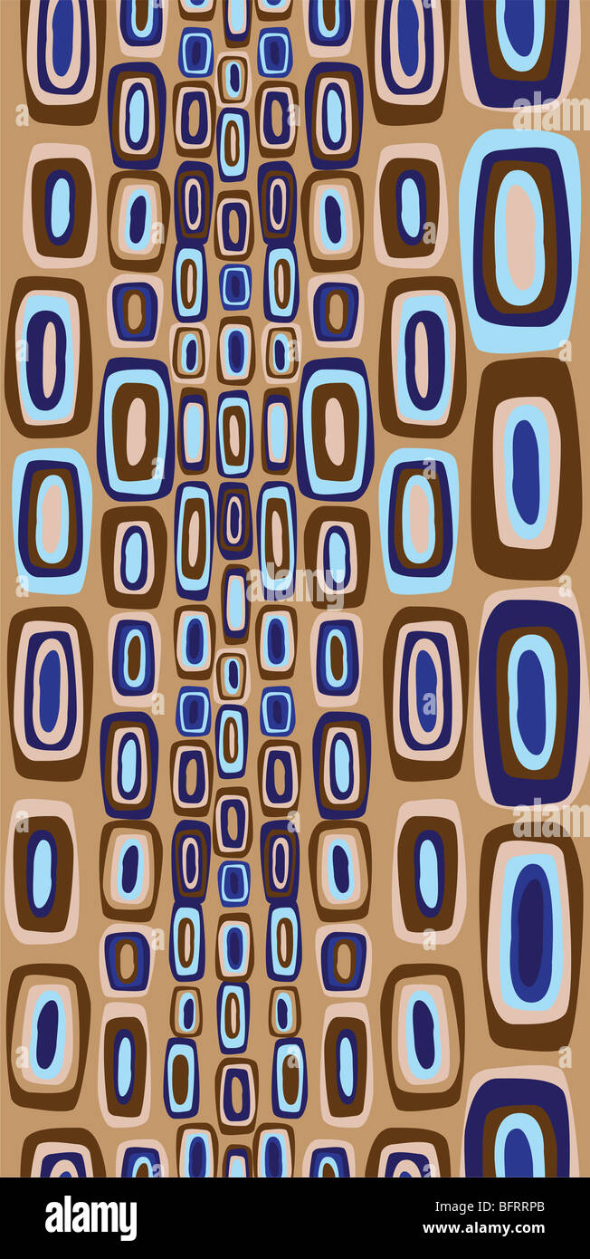 Seamless Sixties Pattern Stock Photo - Alamy