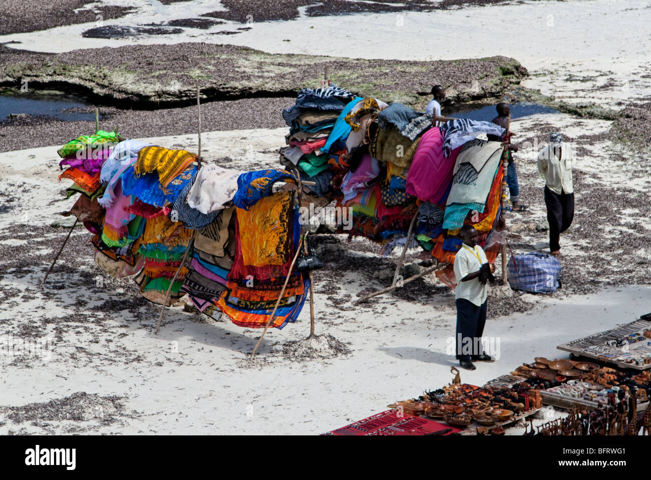 Kenya Mombasa Africa ocean nature sand seashore waves sky coastline sea ...