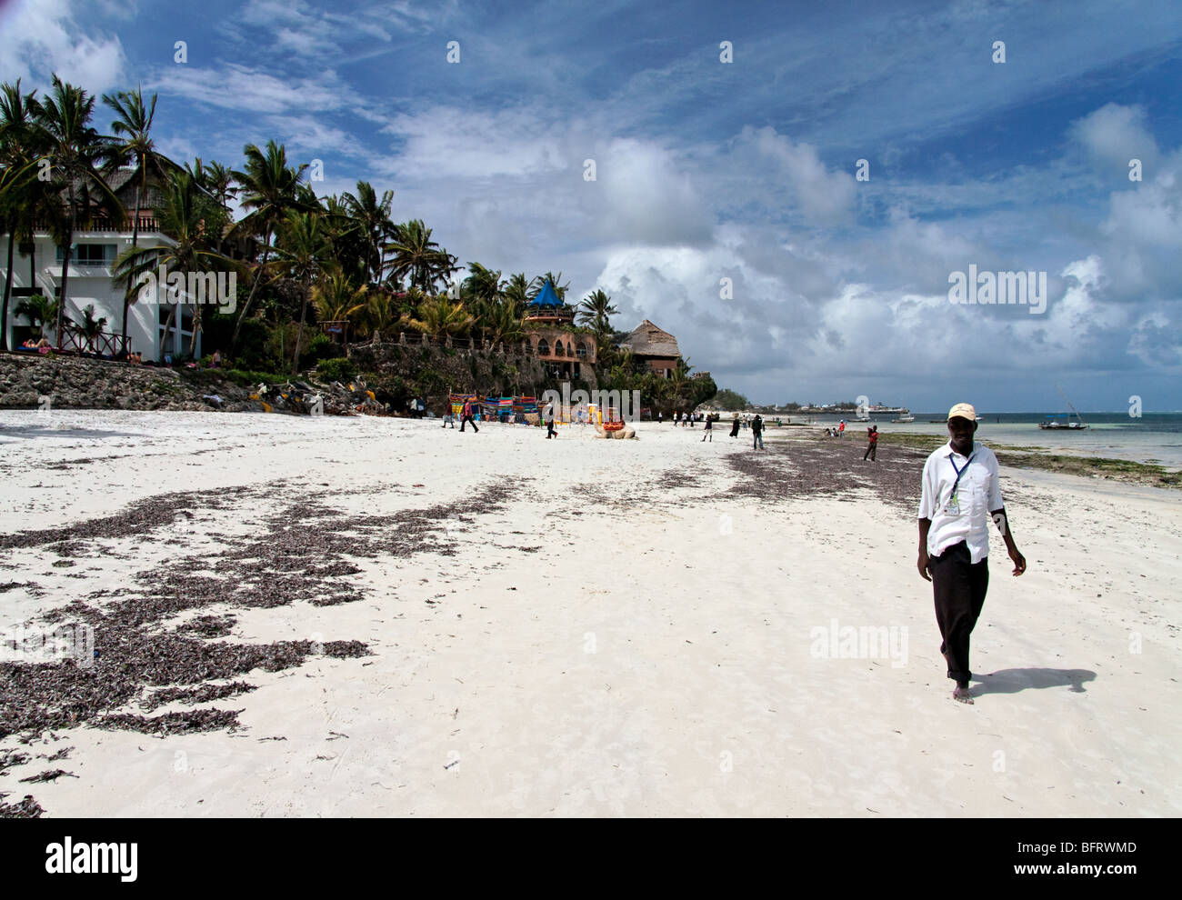 Kenya Mombasa Africa sky sand vacation beach sea ocean blue seashore ...