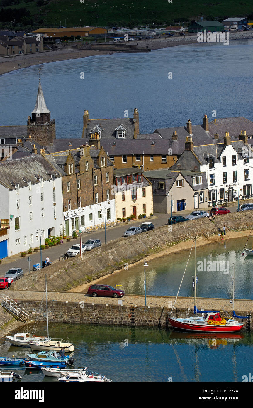 Fishing port harbour, Stonehaven, Aberdeenshire, Scotland, U.k Stock ...