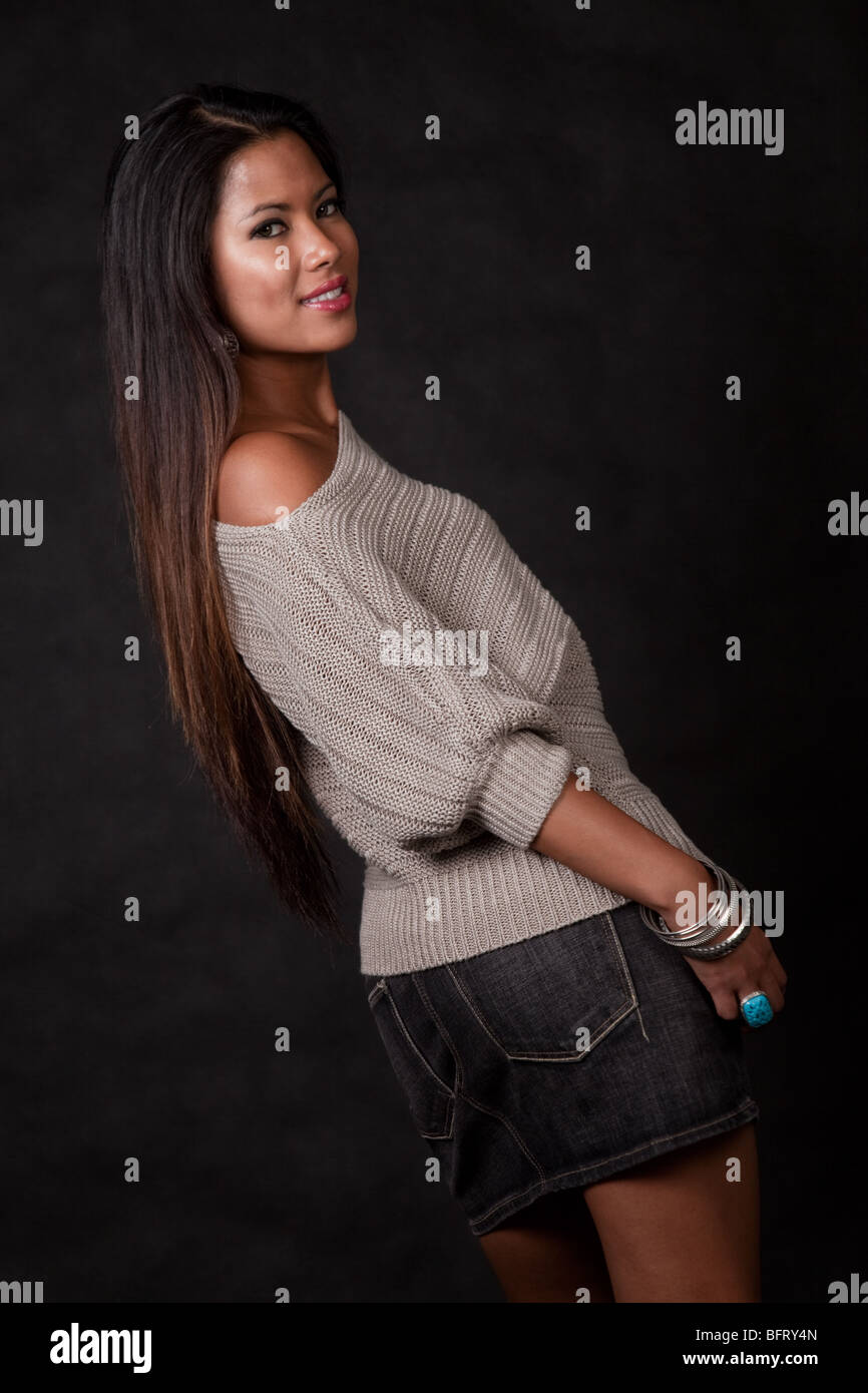 Young Attractive Asian Pacific Islander Woman In Her Twenties Stock