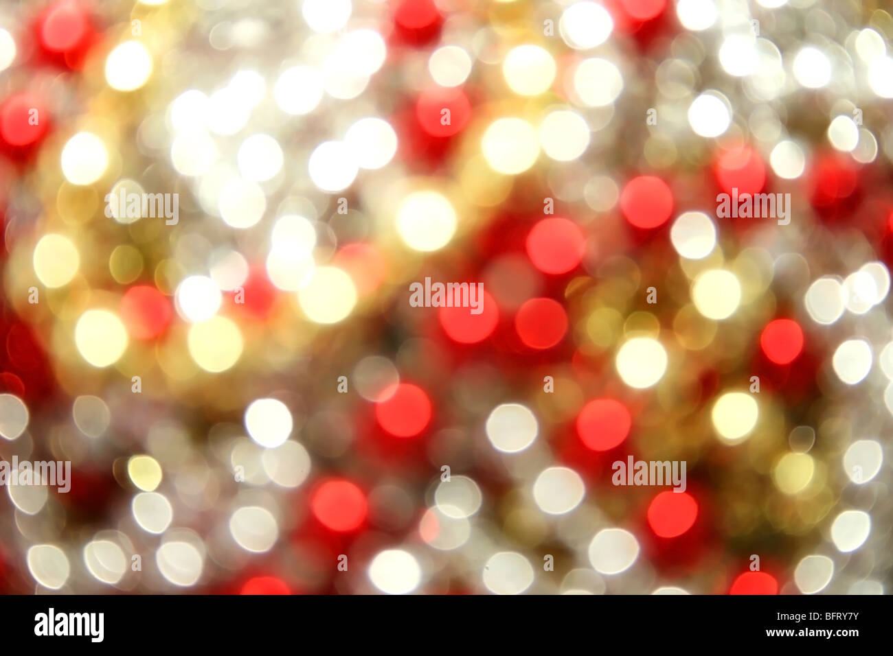 Christmas yellow,red,white lights background Stock Photo - Alamy