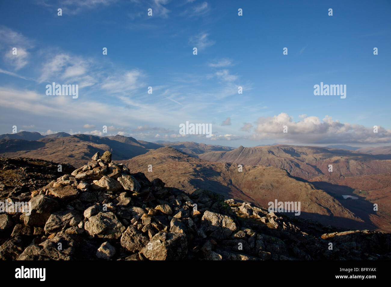 Wetherlam cairn hi-res stock photography and images - Alamy