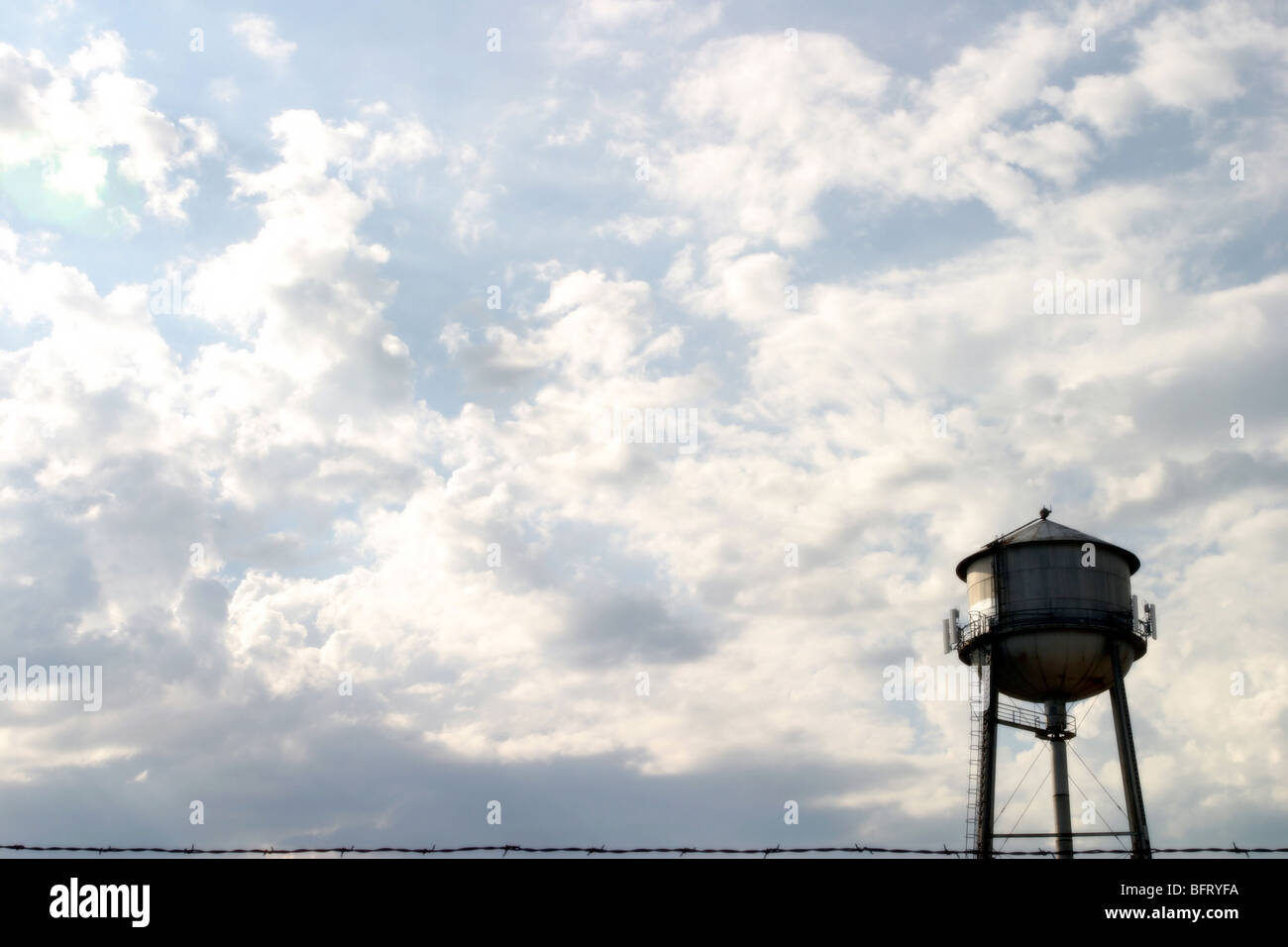 Old water tower, Dallas Texas USA Stock Photo - Alamy