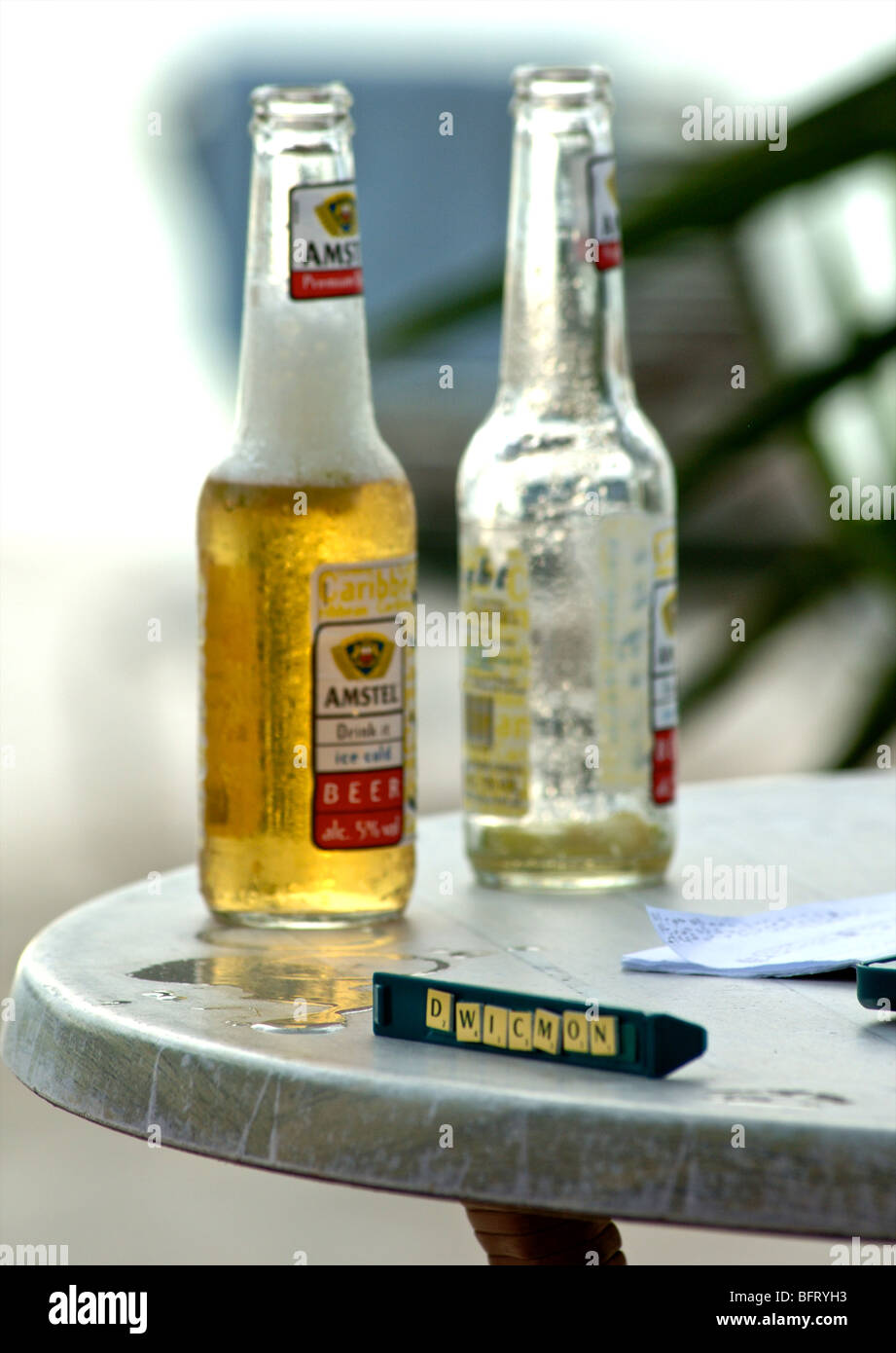 Aruba, amstel beer Stock Photo - Alamy