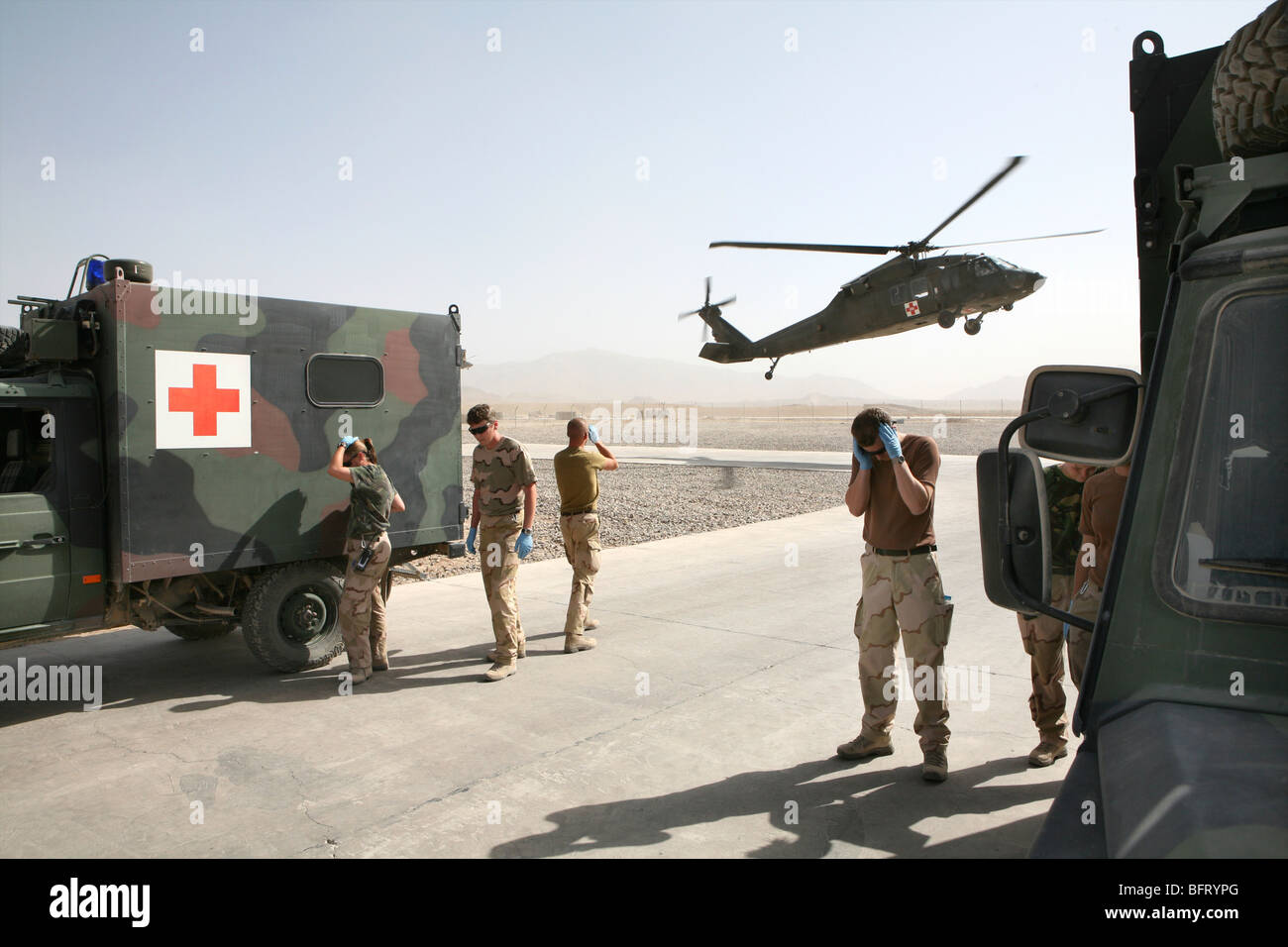 Afghanistan army hospital hi-res stock photography and images - Alamy