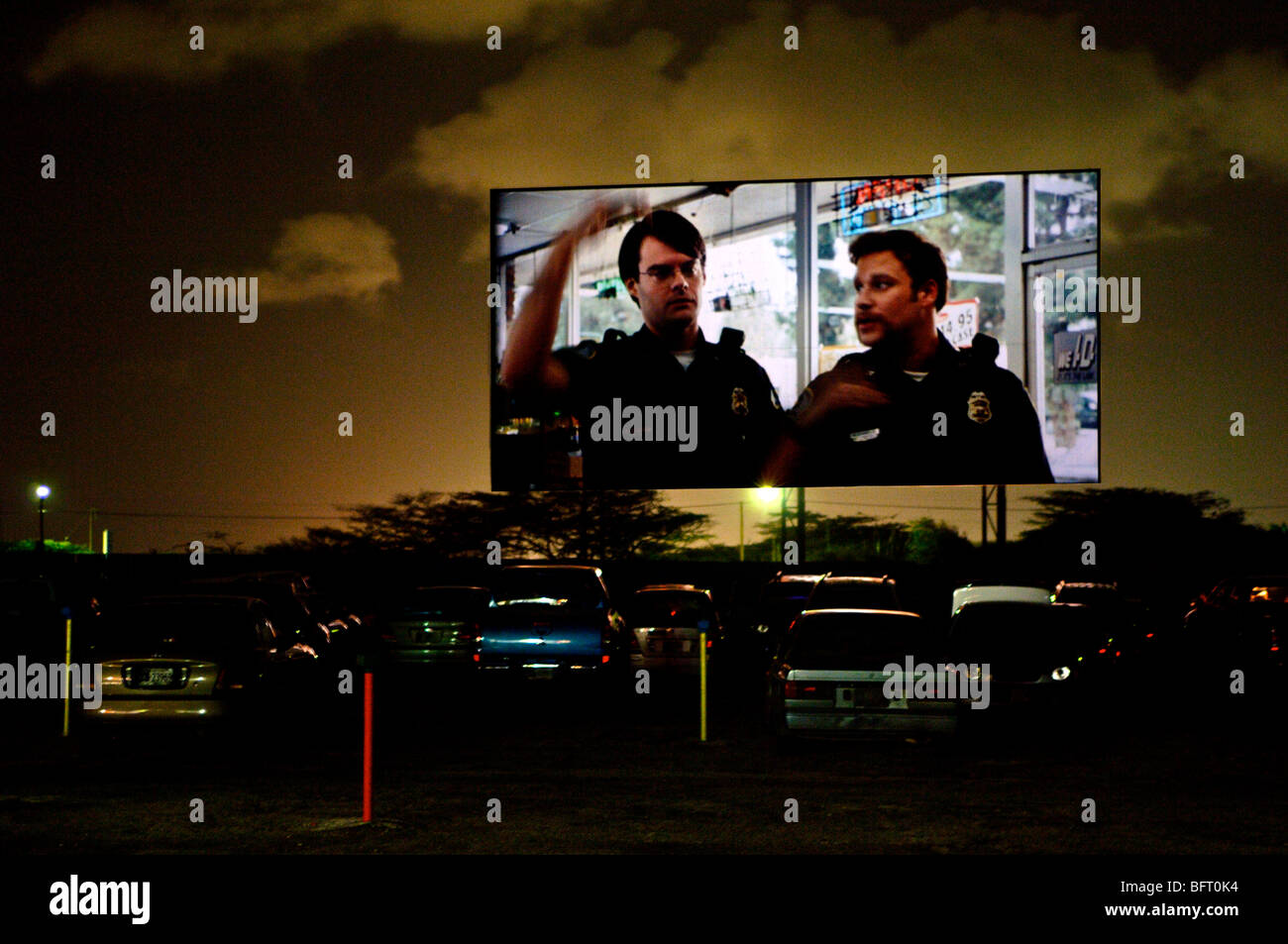 Aruba, drive in cinema Stock Photo - Alamy