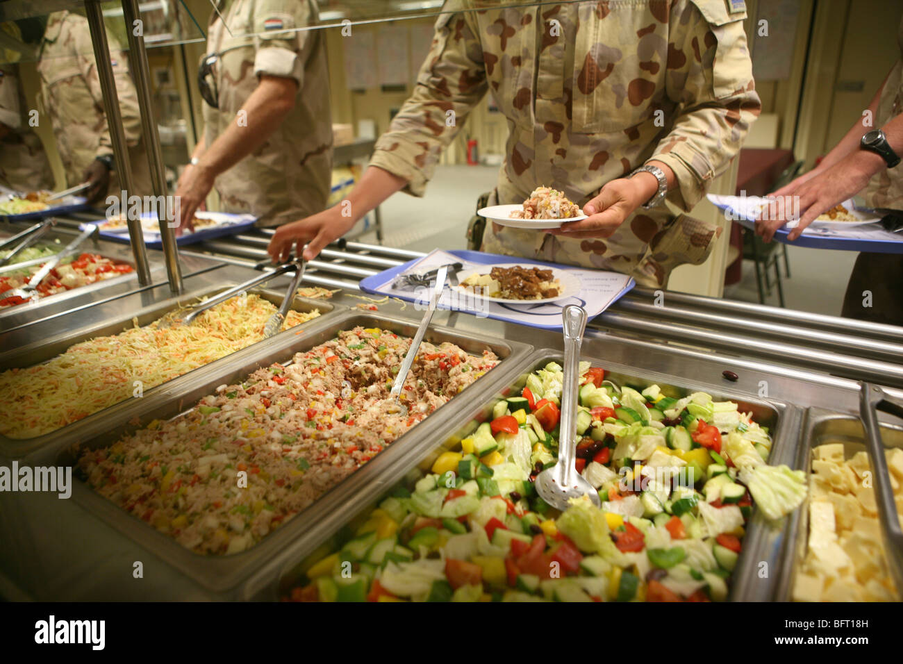 Army base canteen hi-res stock photography and images - Alamy