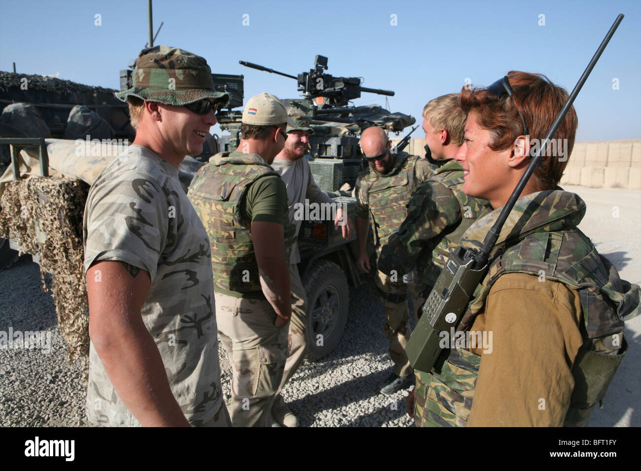 Dutch military in Uruzgan as part of the ISAF intervention Stock Photo ...