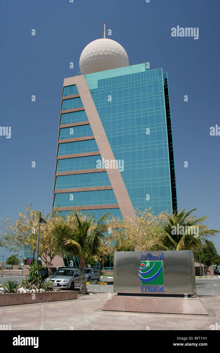 Etisalat Headquarters Telecommunications Stock Photo - Alamy