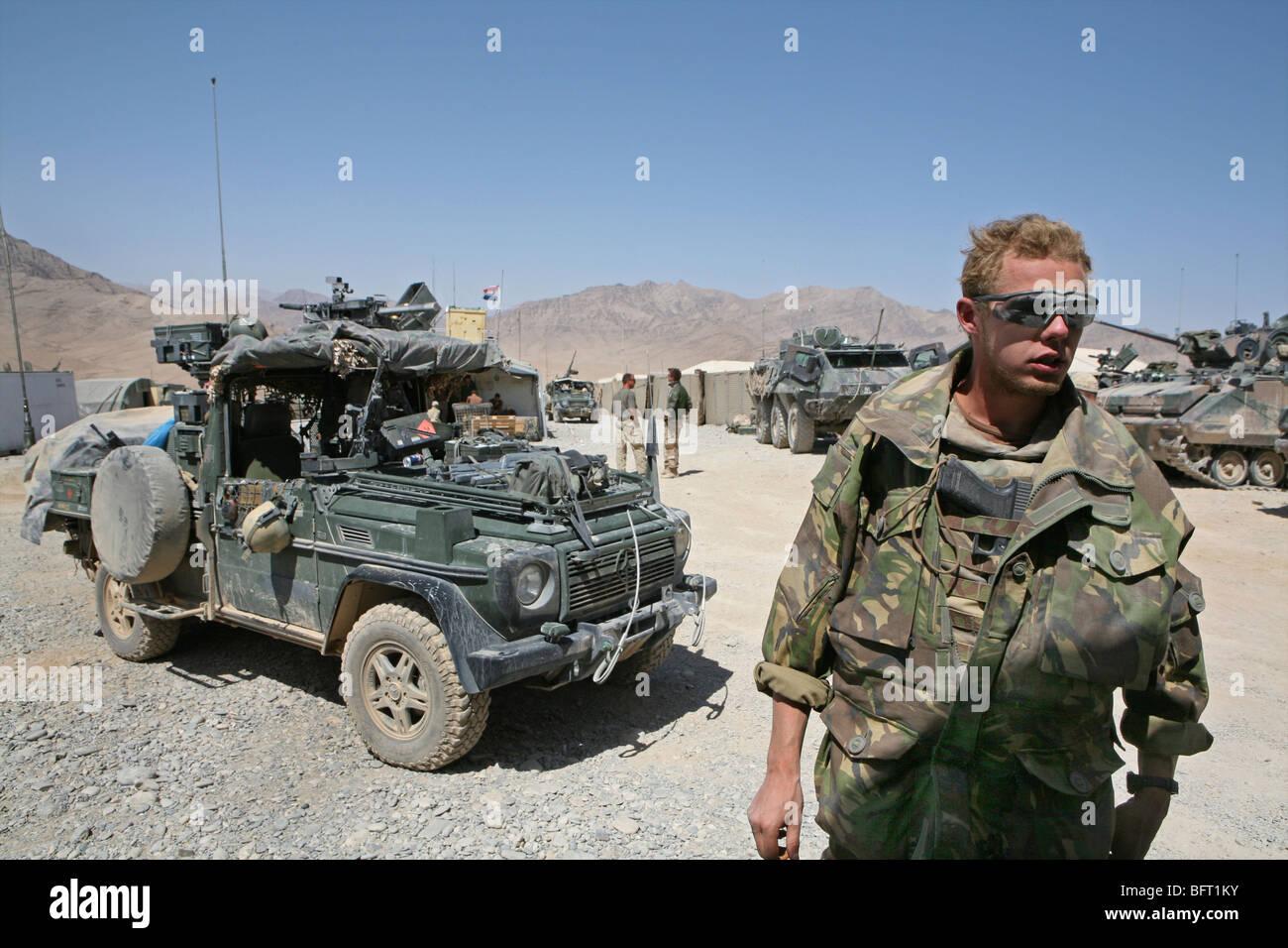 Dutch military in Uruzgan as part of the ISAF intervention Stock Photo ...