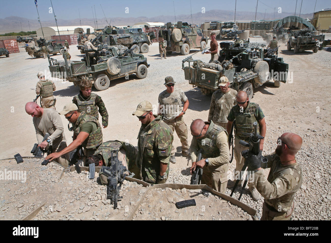 Dutch military in Uruzgan as part of the ISAF intervention Stock Photo ...