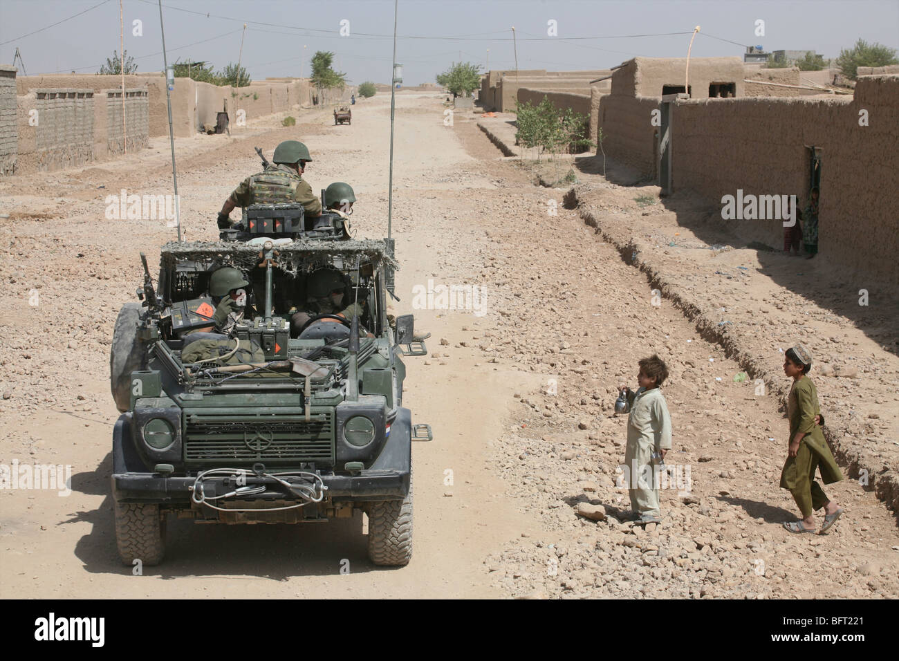 Dutch military in Uruzgan as part of the ISAF intervention Stock Photo ...