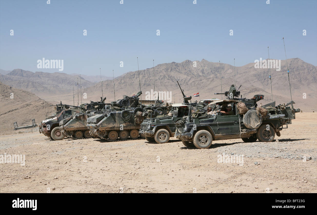 Dutch military in Uruzgan as part of the ISAF intervention Stock Photo ...