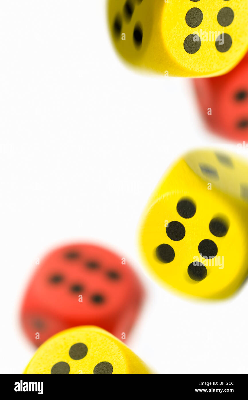 Yellow dice hi-res stock photography and images - Alamy