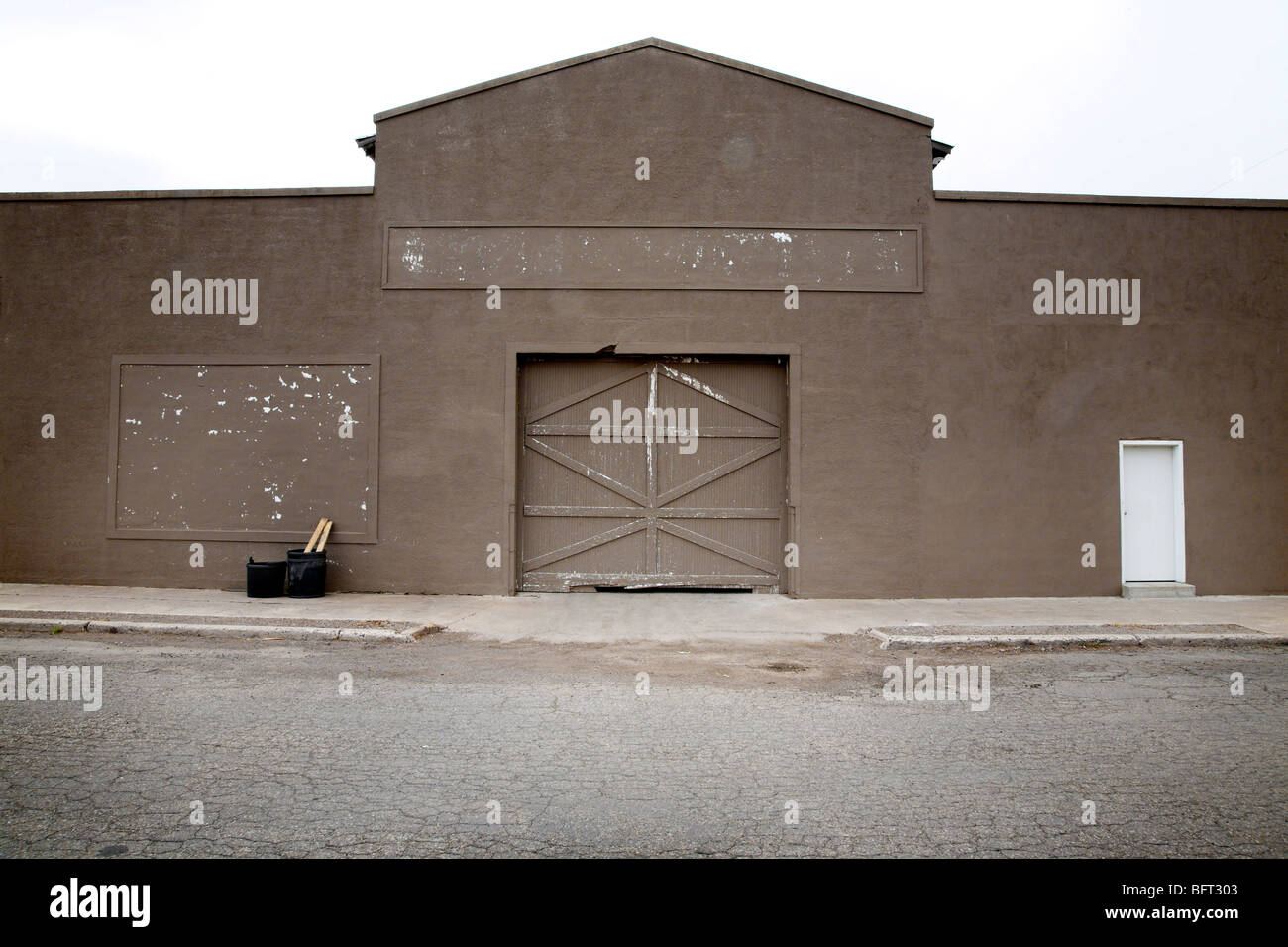 Storage Building, Marfa, Presidio County, West Texas, Texas, USA Stock ...
