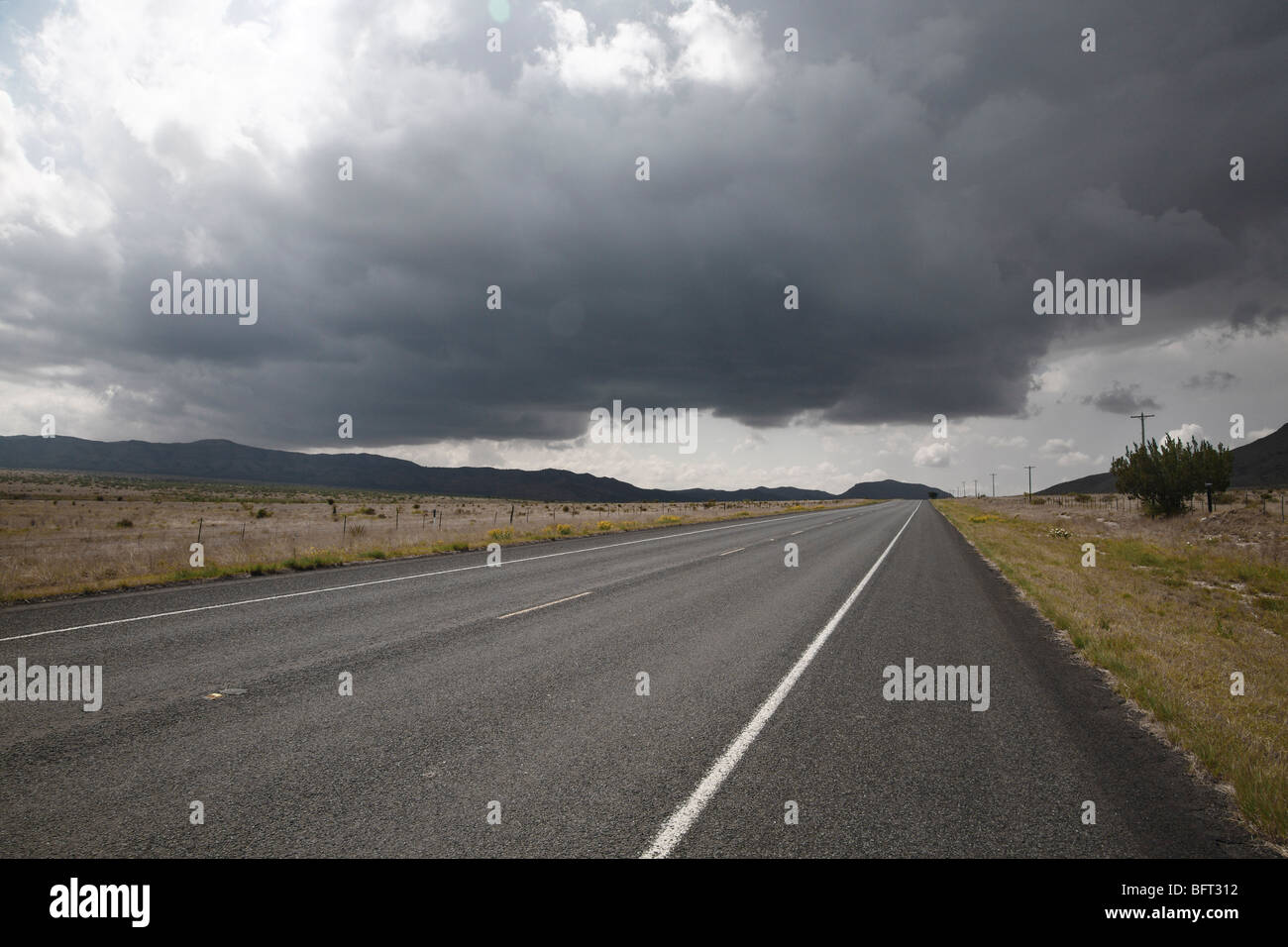 Highway, Alpine, Brewster County, Texas, USA Stock Photo - Alamy