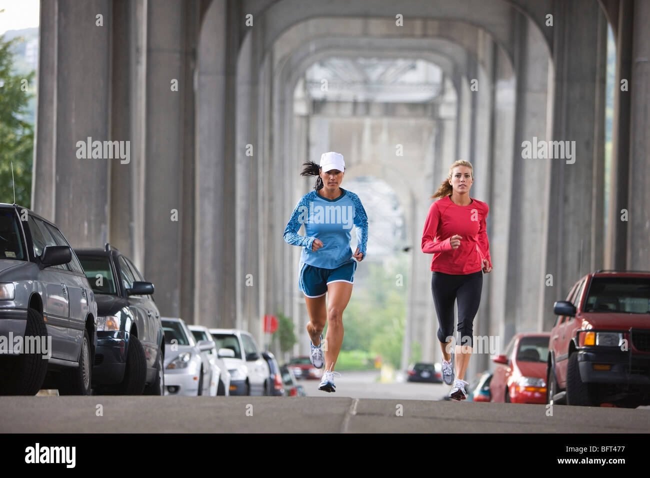 Women Running, Seattle, Washington, USA Stock Photo - Alamy