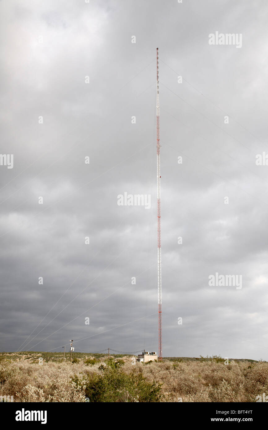 Transmission Tower, Del Rio, Val Verde County, Texas, USA Stock Photo ...